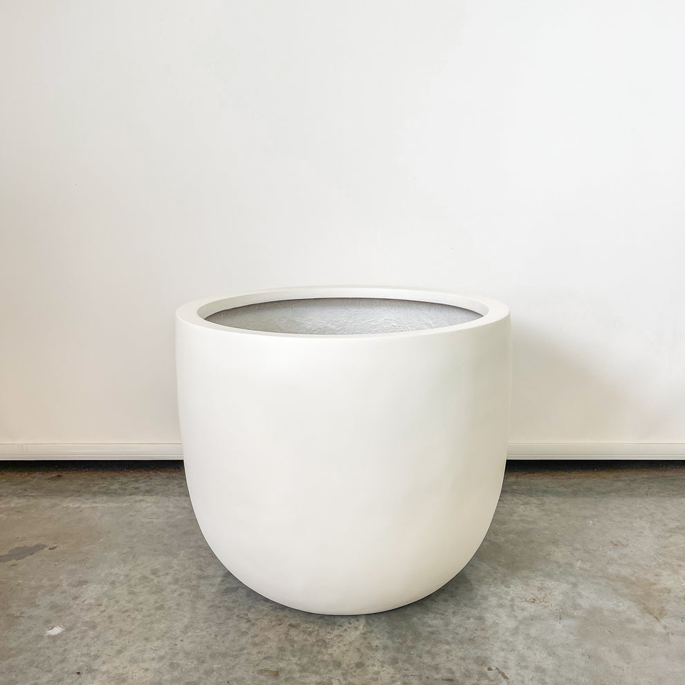 The Capri Extra Large White Pots for Indoor & Outdoor Style! – Casana ...